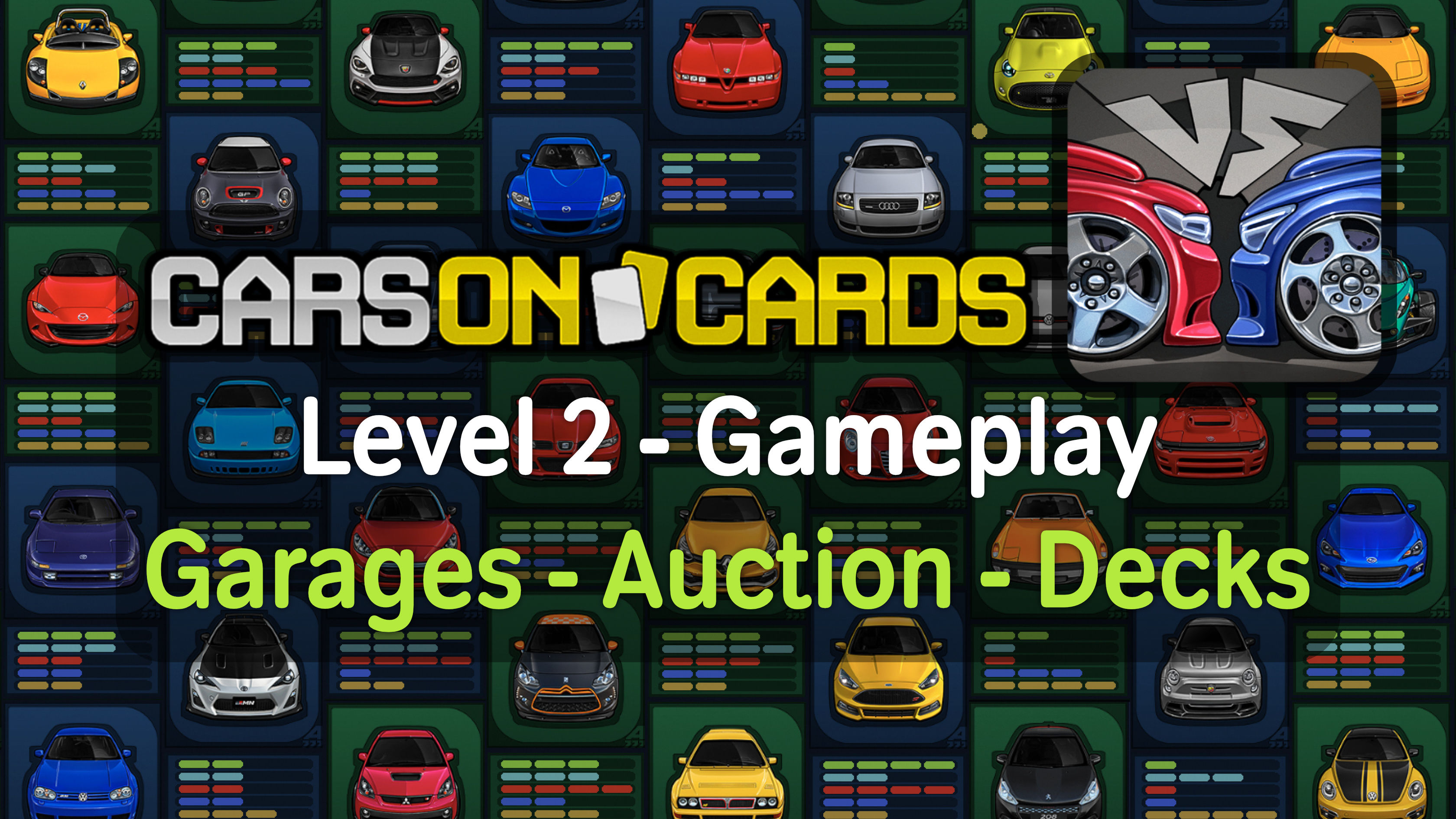 Cars on Cards - Играйте в бои на уровне 2 - Гаражи - Аукцион редких автомобилей (06)