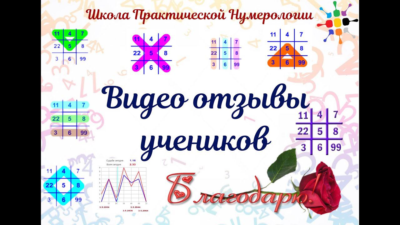 Видео-отзыв от Шаповаловой Дарьи об обучении в Школе Практической Нумерологии, сентябрь 2020 г.