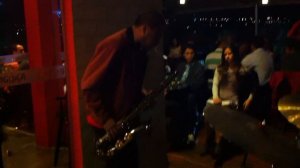 Jazz na Ponte  (Pedro Almeida-Drums) Daniel Castro-Bass (Flavingo Keboard) e Ademir Junio Sax