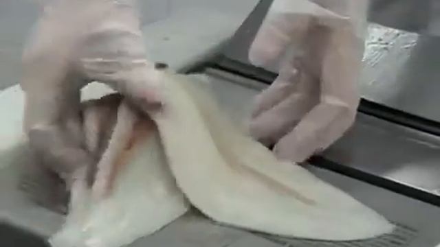 Установка для снятия шкуры с рыбы