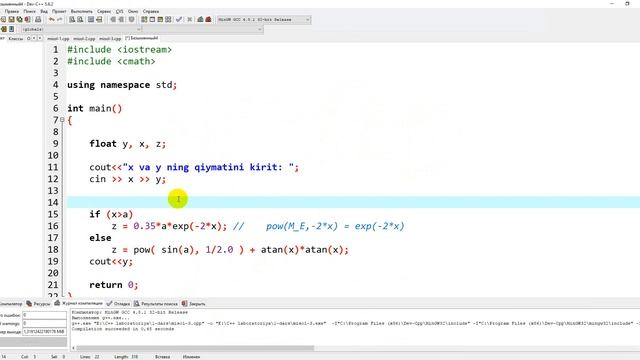 If-else shart operatori – смотреть онлайн видео от Учимся ...