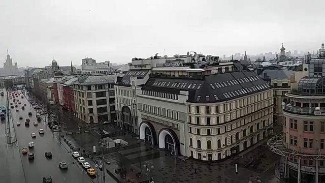 Вид на Москву с крыши
