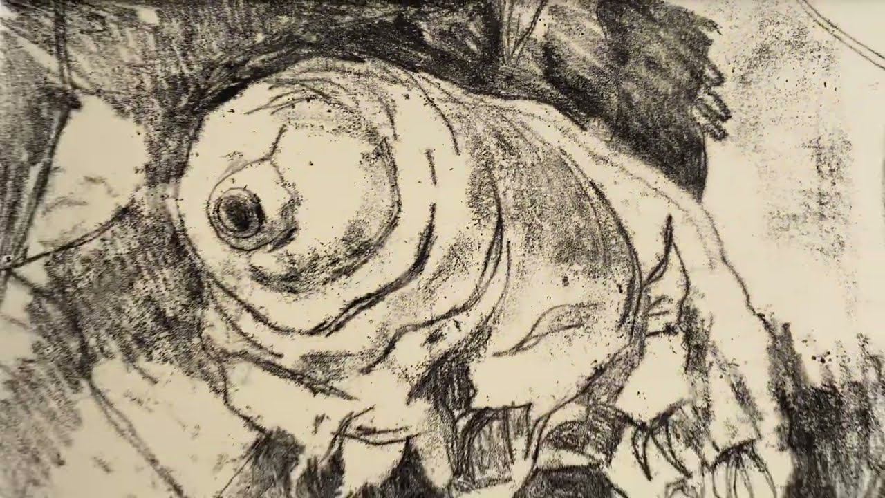 Графика оригинал «Тихоходка. Микромир», А4, диатипия