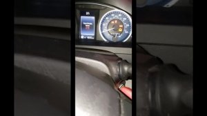 light maintenance reset after an oil change! Toyota Camry 2016! close up!