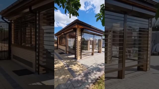 Прозрачные рольставни для вашего загородного дома, веранды, террасы и зоны барбекю!