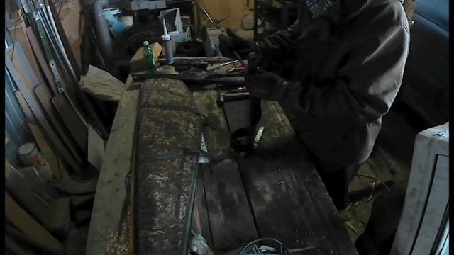 установка газовой пружины (ГП) Hatsan Striker Edge