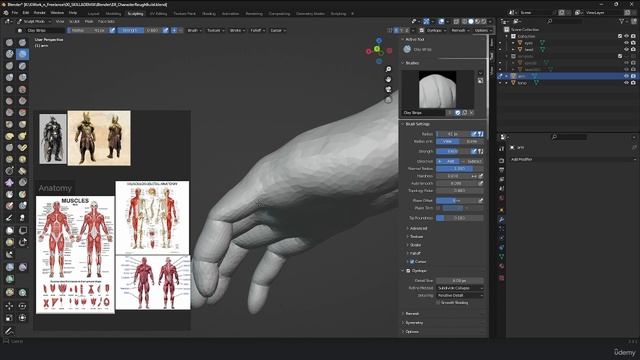 17. Sculpting Arms and Hands