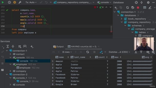 SQL 23. Оконные функции. Window functions