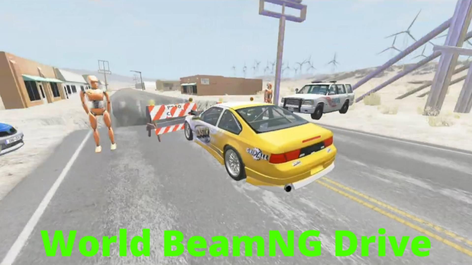 Яма на дороге #1 - BeamNG Drive | World BeamNG Drive