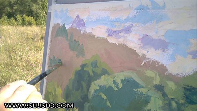 Брянские художники на живописном пленэре. Выставки картин в Брянске - июнь 2022. Жуковка 2022