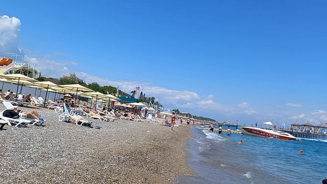 Турция  Кемер  Отель Perre La Mer Resort & Spa. Пляж.