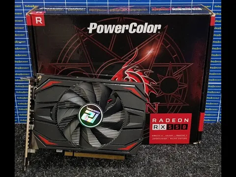 Восстановление после залития видеокарты PowerColor RX550 4Gb