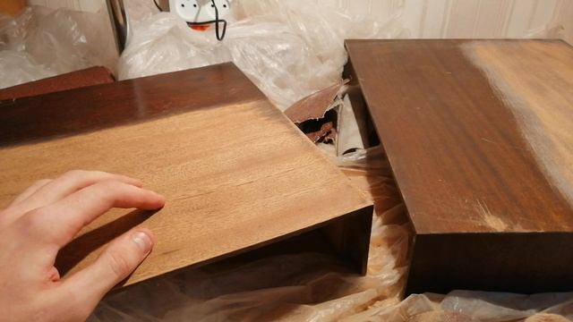 Реставрация корпусов тюнера и магнитофона приставки Radiotehnika. Часть 1.