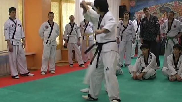 10.  1 семинар по хапкидо в России ГМ Ким Нам Джи - Москва 2008 г.