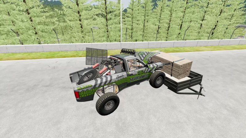 Препятствие на дороге #12.4 #shorts #beamng #beamng_drive #beamng_drive_mods #beamng_mod #beamng_cr