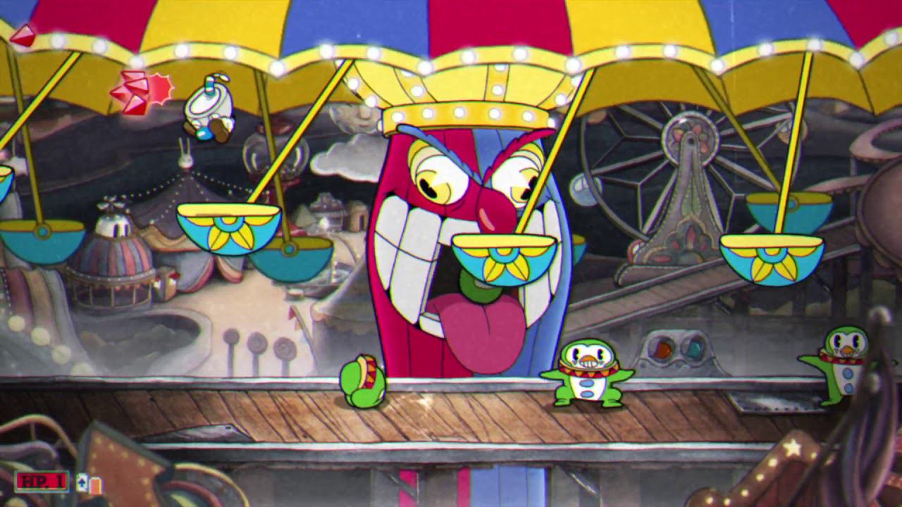 Cuphead Босс клоун Беппи (версия без монтажа)