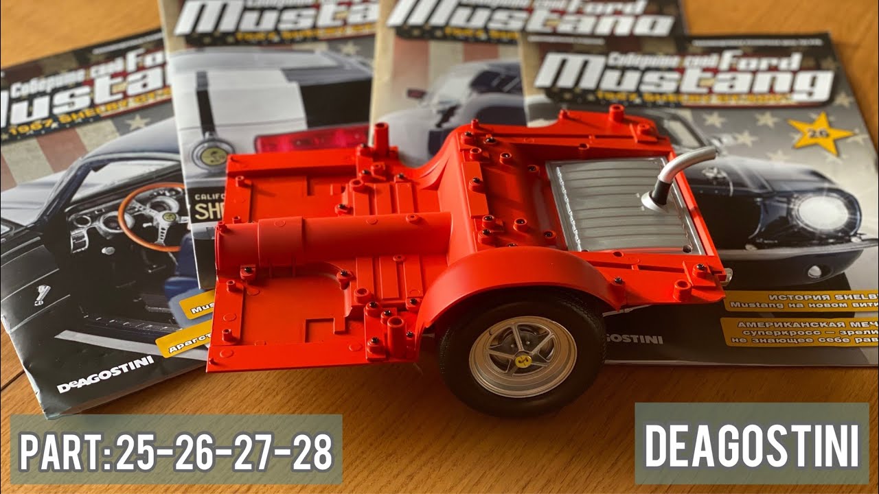 Ford Mustang от Deagostini в Масштабе 1:8 | part 8 | журналы 25-26-27-28 | poritorrc