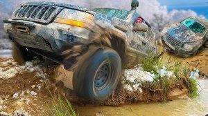 Вы такого не видели | ДЕВУШКА на Jeep  Cherokee против НИВЫ и дорогих иномарок |