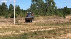 Лесовоз из полноприводного прицепа АРМАДА на базе МТЗ 82 (Небольшой форвардер).mp4