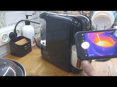 Температура кофе - в работе маленькая но мощная кофемашина inhouse , серия Multicoffee 2в1