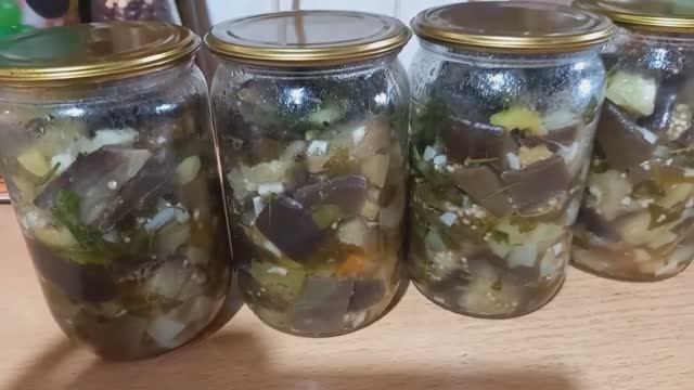 БАКЛАЖАНЫ НА ЗИМУ. ПРОСТОЙ РЕЦЕПТ.