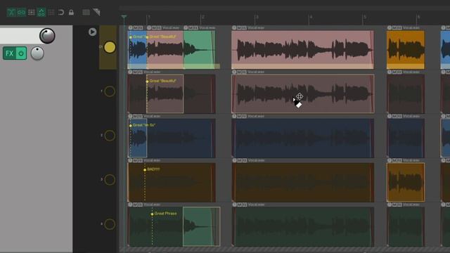 Take Markers with Lanes in REAPER