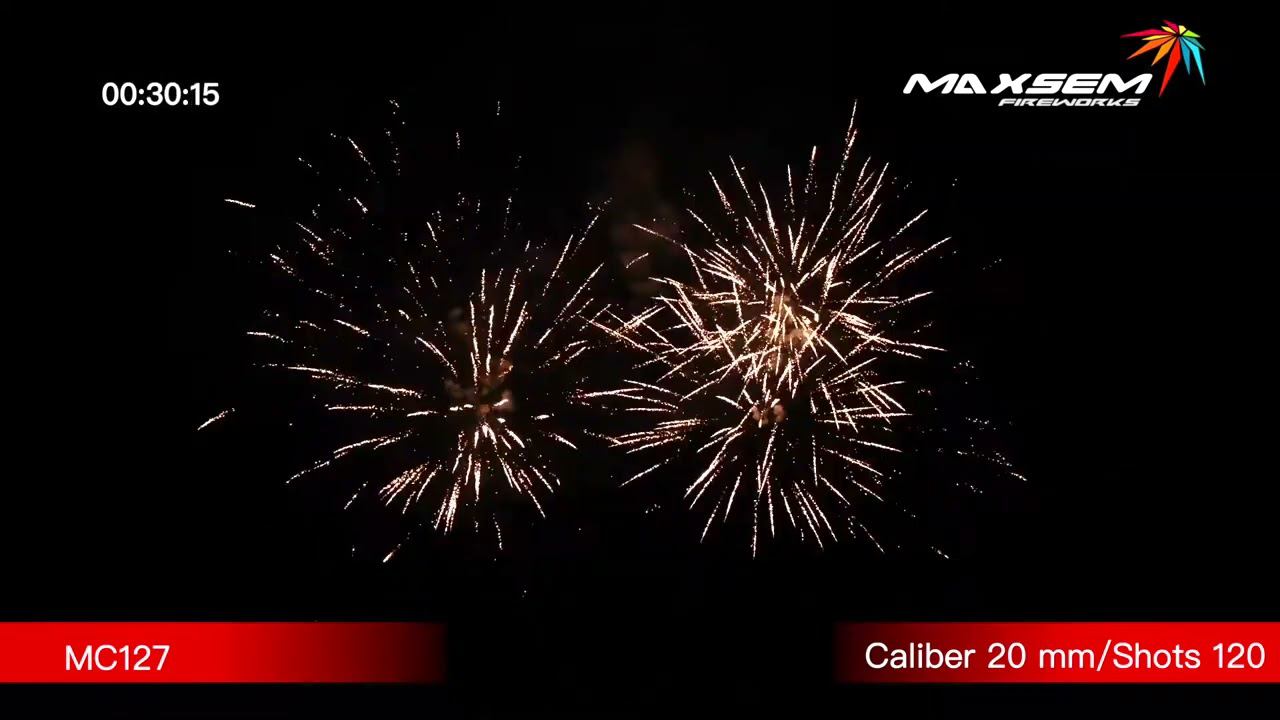Салют "WEZZ FIREWORKS"  (120 залпов, 0.8 калибр)