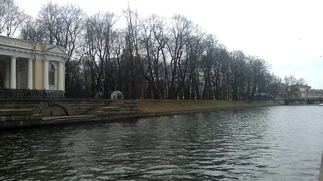 Санкт-Петербург, Центр, Михайловский сад, река Мойка, 2016, весна, апрель, Saint-Petersburg, Moika