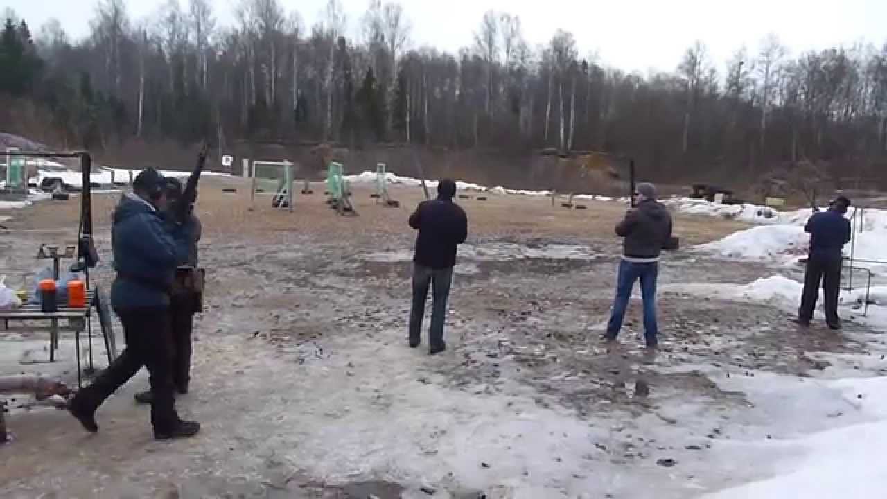Массовый расстрел одинокой тарелки ))