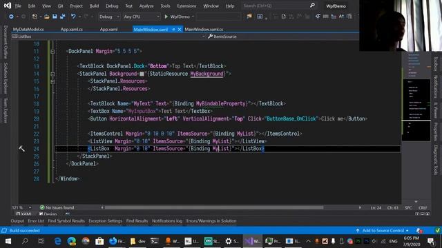 Дополнительная лекция введение в UI на WPF и XAML. Data Binding.