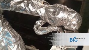 Робот для маркировки рулонов стали