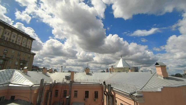 Таймлапс. Облака, кран. 5.07.2019 г.