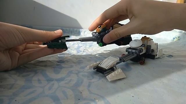 Лего Звёздные Воины спидер Эзры Бриджера - Lego Star Wars Warriors speeder Ezra Bridger