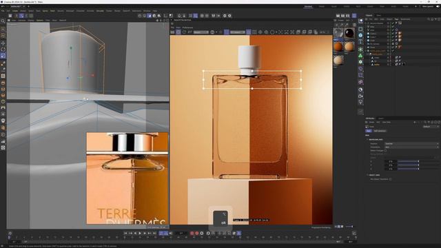 Product Modeling and Rendering _ Perfume Bottle