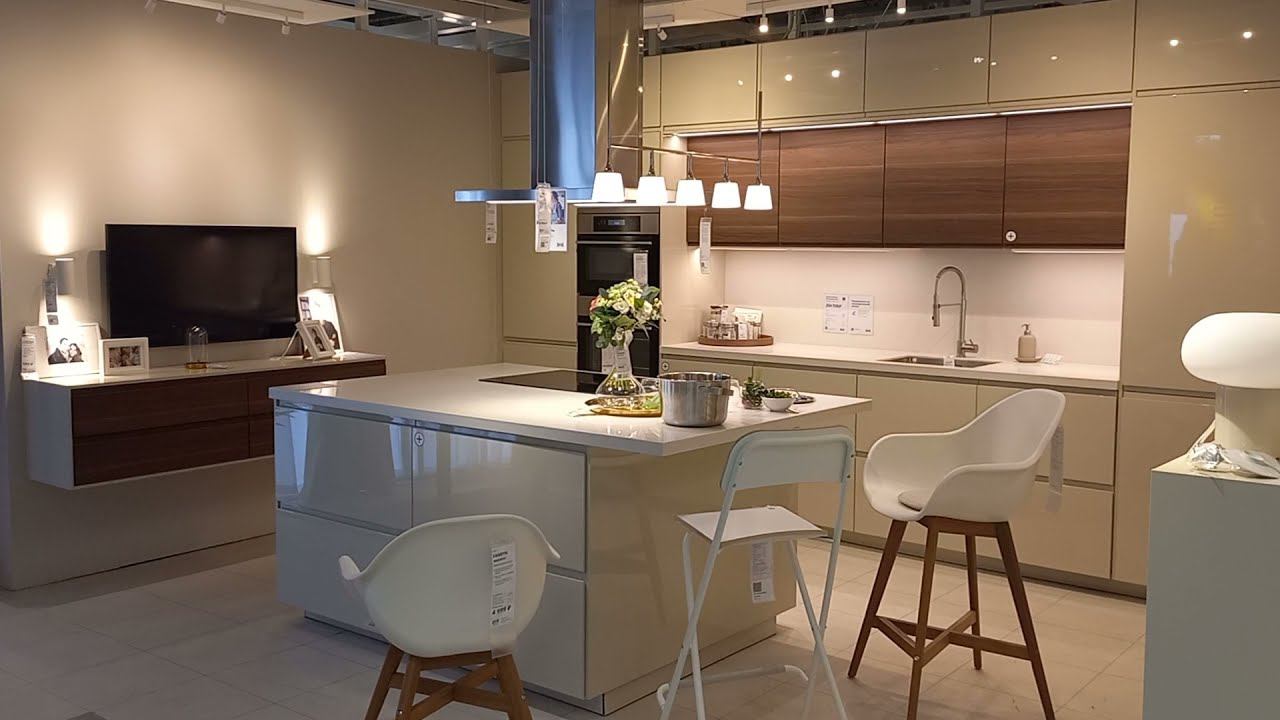 ИКЕА, кухни,различные цветовые решения.