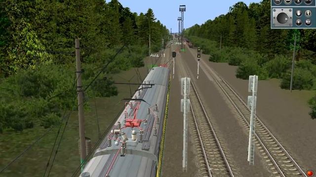 trainz 2009 _ Павелецкое направление _ Космос - Авиационная