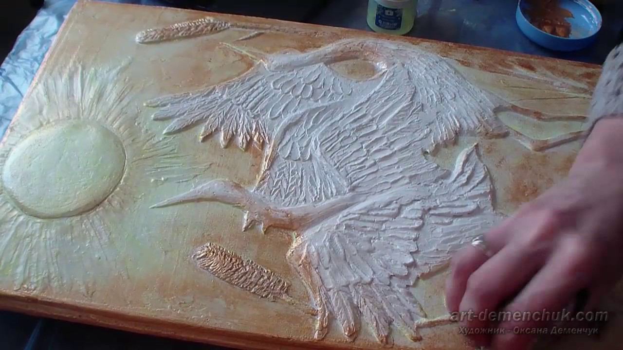 Барельеф - журавли (5 часть).