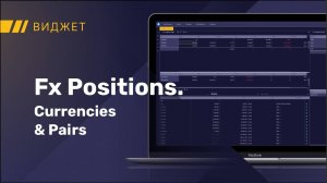Fx Positions. Currencies & Pairs