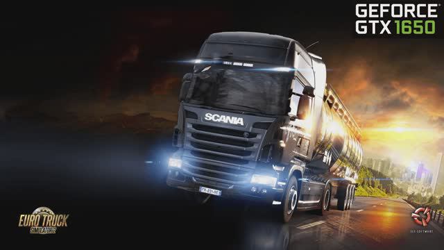 Euro Truck Simulator 2: GTX 1650 - RYZEN 5 3550H (FULL HD Ultra Settings)