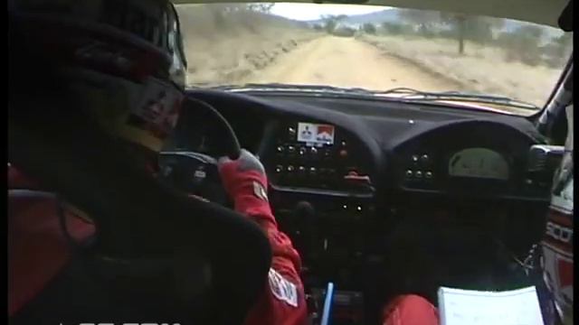 WRC Onboard Tommi Makinen Safari Rally Kenya 2001 SS02 Kajiado 1