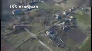 Поражение "Ланцетом" украинского MRAP на Южно-Донецком направлении