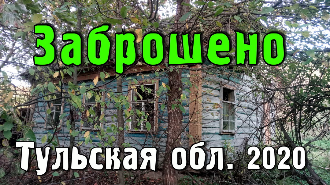 Заброшенные дома в нп Крюковское Лесничество. Тульская область (2020).