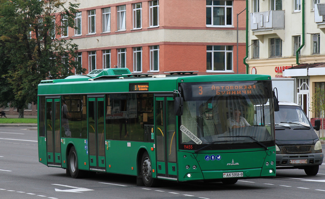 Автобус Могилёва МАЗ 103.465 AB 6711-6 Маршрут 3 Автовокзал - ОАО "Райагропромтехника"