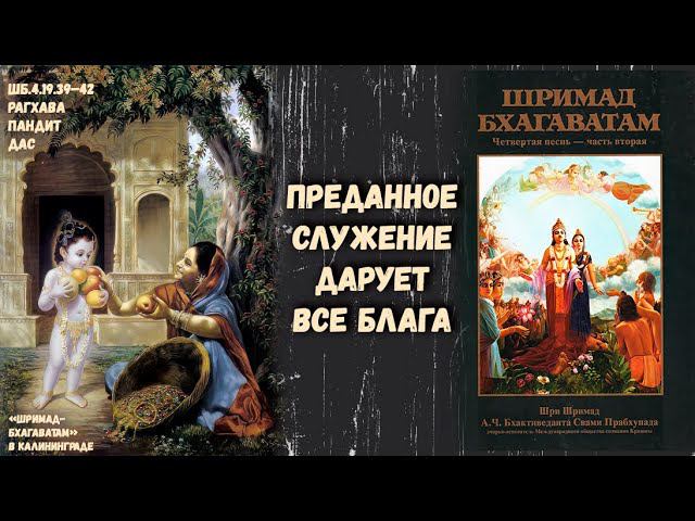 Преданное служение дарует все блага. Рагхава Пандит д. ШБ.4.19.39–42