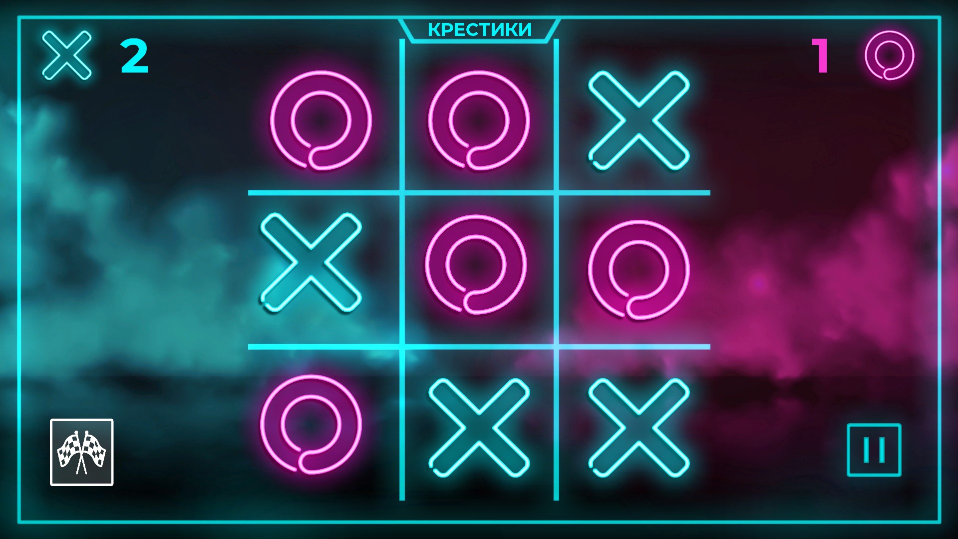 Игра "Крестики-нолики" для интерактивной стены "Кидалки" от Canicula Games