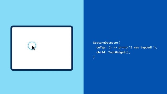 GestureDetector - Widget of the Week