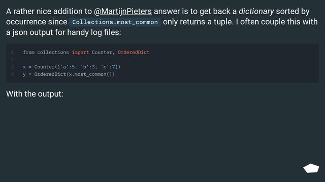 How to sort Counter by value | - python – смотреть онлайн видео от ...