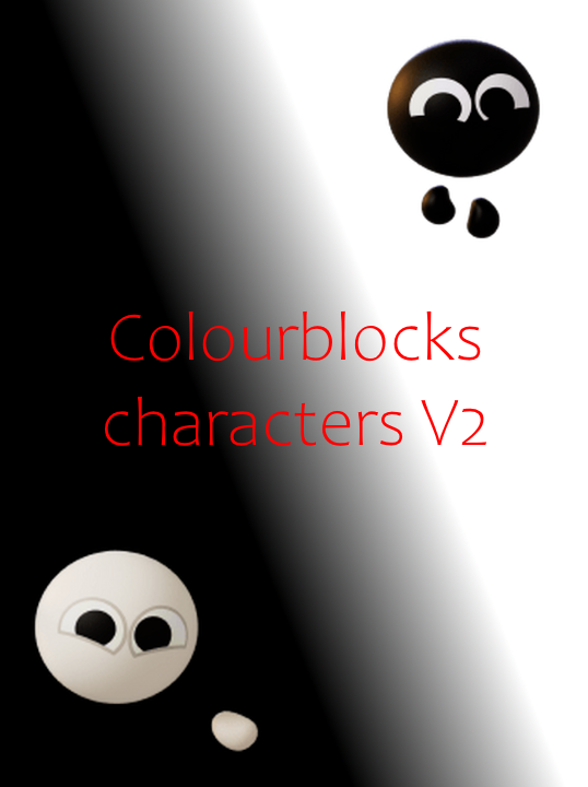 Colourblocks characters V2