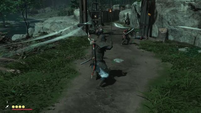 Ghost of Tsushima №06 СТОЯНКА ЛЕСОРУБОВ (720р)