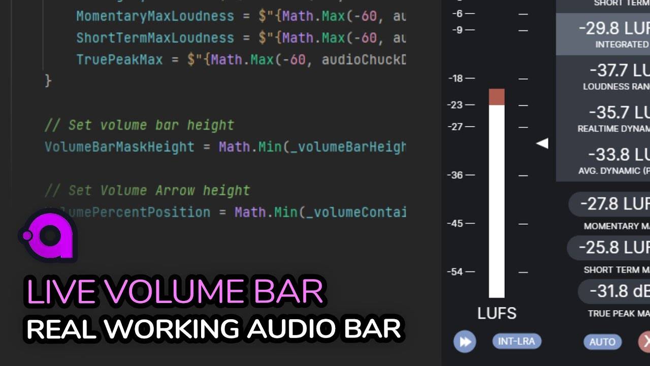 023. Avalonia UI - Making Volume Bar Live[1080p60]